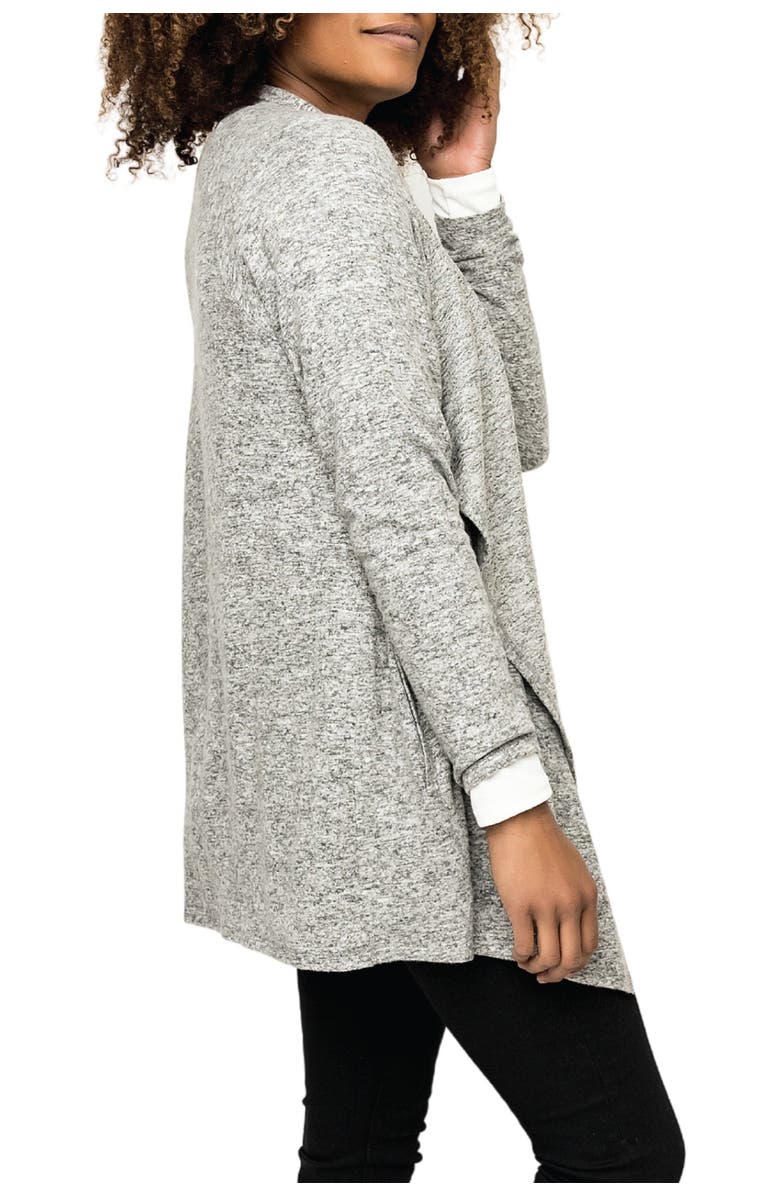 GIBSONLOOK Mixed Cozy Fireside Open Cardigan | Nordstromrack