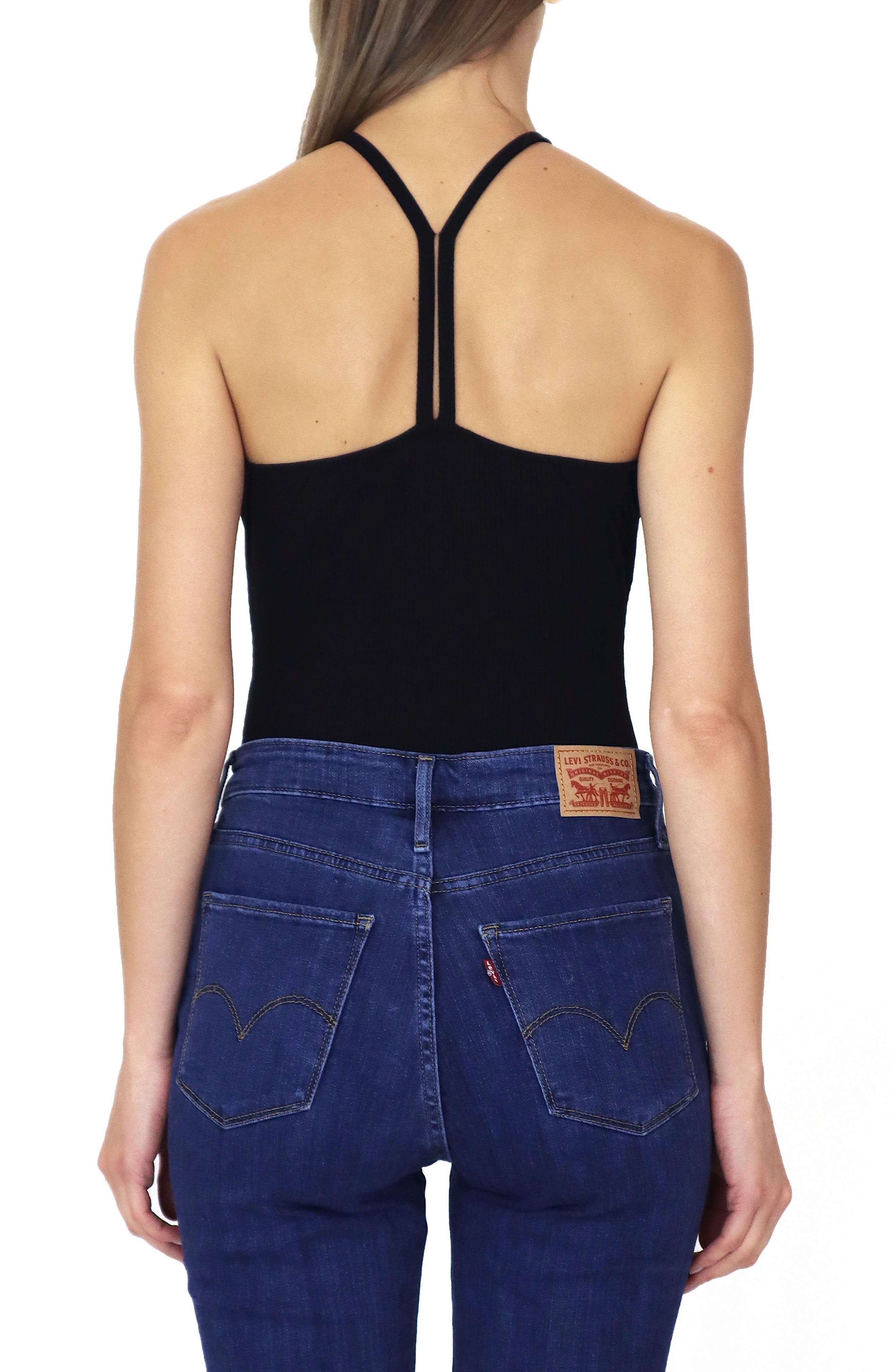 Avec Les Filles Keyhole Bodysuit | Nordstromrack