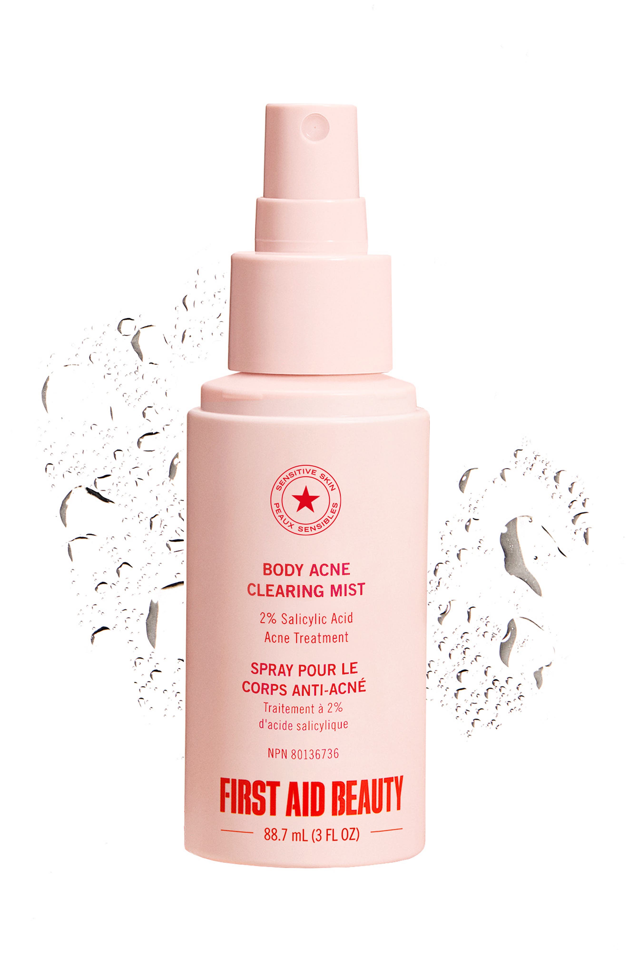 First Aid Beauty Body Acne Clearing Mist with 2% Salicylic Acid | Nordstrom