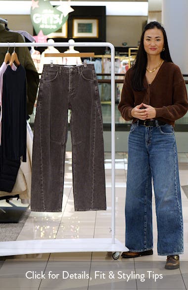 Topshop Barrel Leg High Waist Jeans | Nordstrom