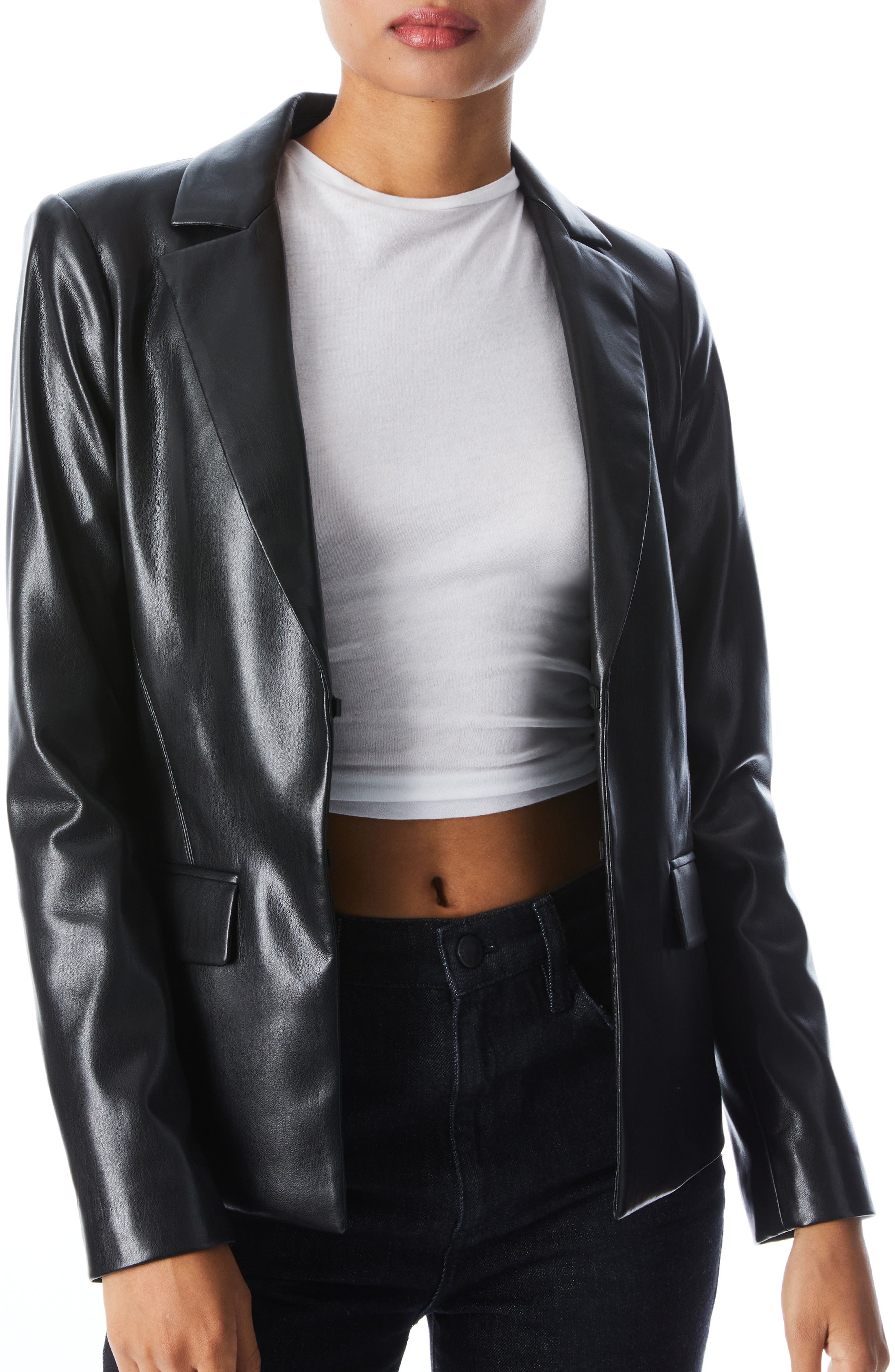 Alice + Olivia Mya Faux Leather Jacket | Nordstromrack
