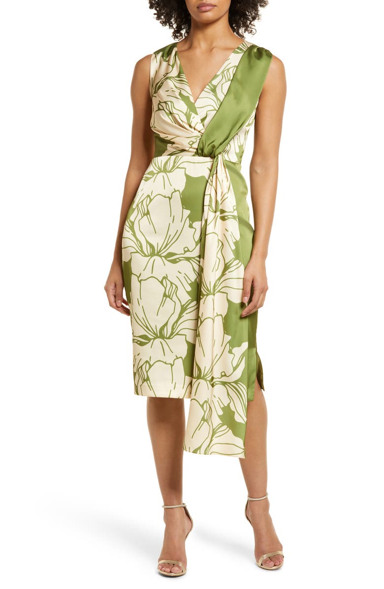 Kay Unger Elle Floral Print Cocktail Dress | Nordstromrack