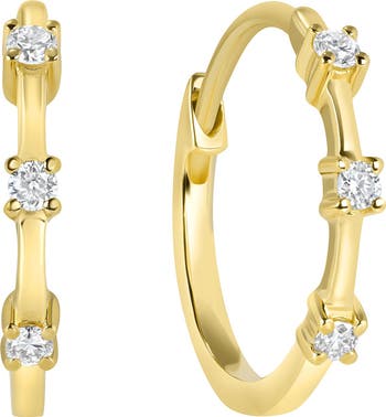 RON HAMI Diamond Huggie Hoop Earrings | Nordstromrack