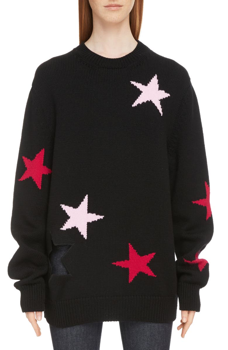 Givenchy Star Cutout Wool Sweater | Nordstrom