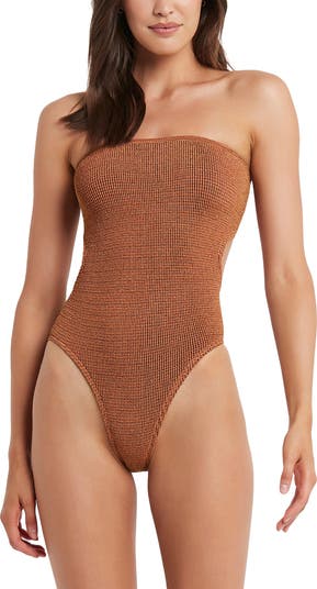 bond-eye BOUND by Bond-Eye Mogul Strapless One-Piece Swimsuit | Nordstrom