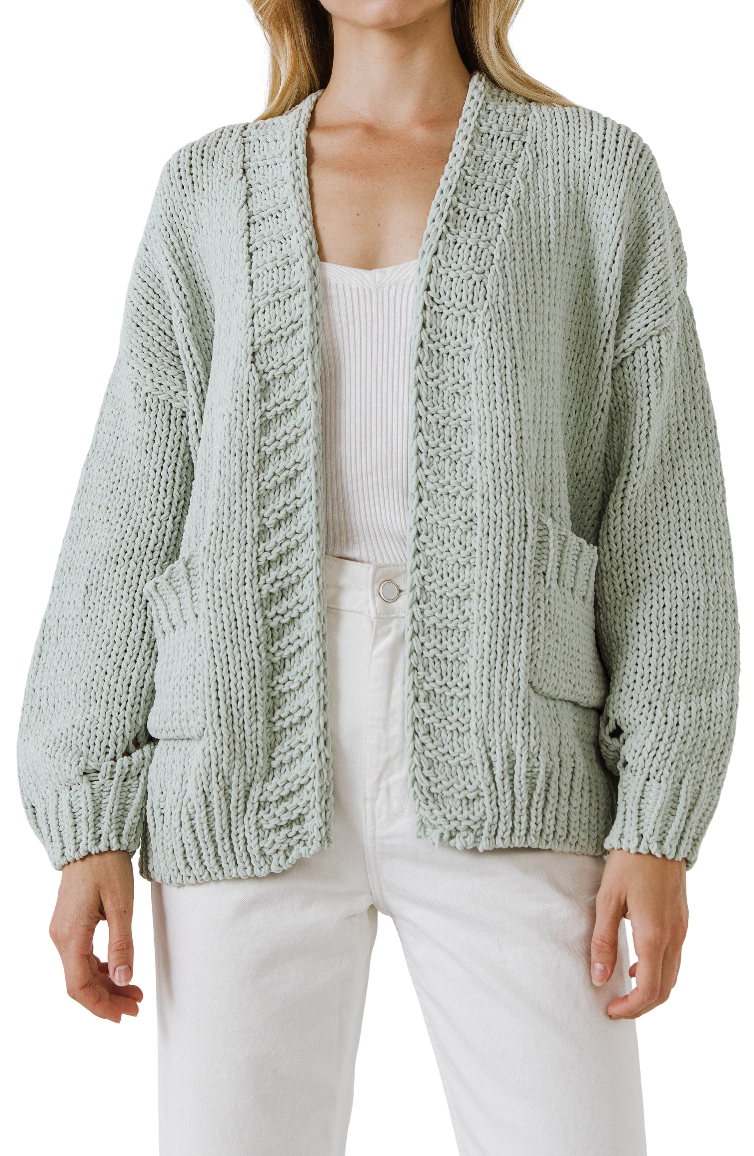 Free the Roses Oversize Chunky Cardigan | Nordstrom