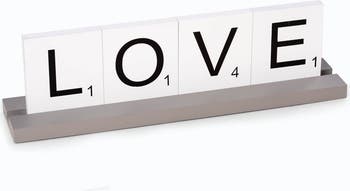 Bey-Berk White Love Scrabble Letter Tile Sign | Nordstromrack
