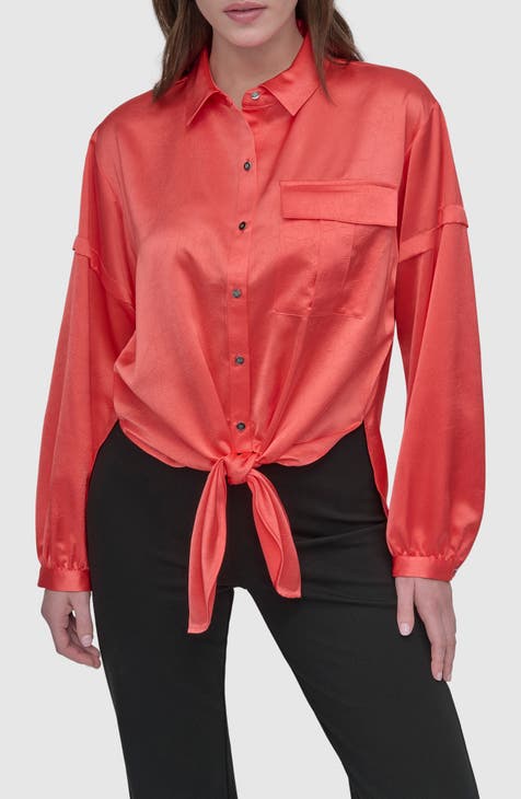 Women's Coral Tops | Nordstrom