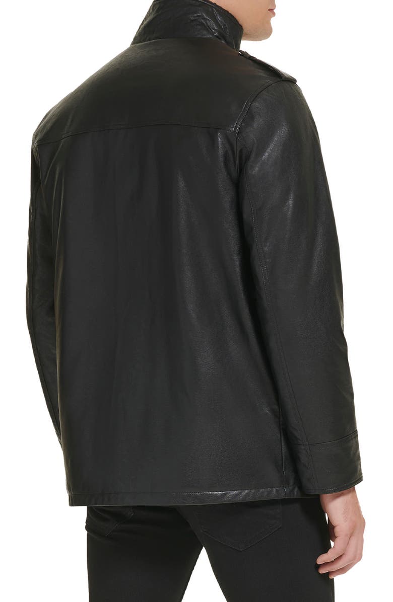Kenneth Cole New York Faux Leather Utility Jacket | Nordstromrack