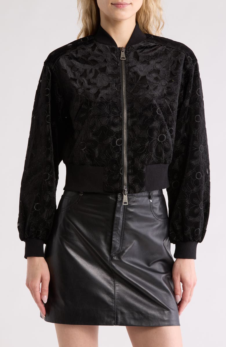Ted Baker London Zariya Velvet Burnout Floral Jacket | Nordstromrack