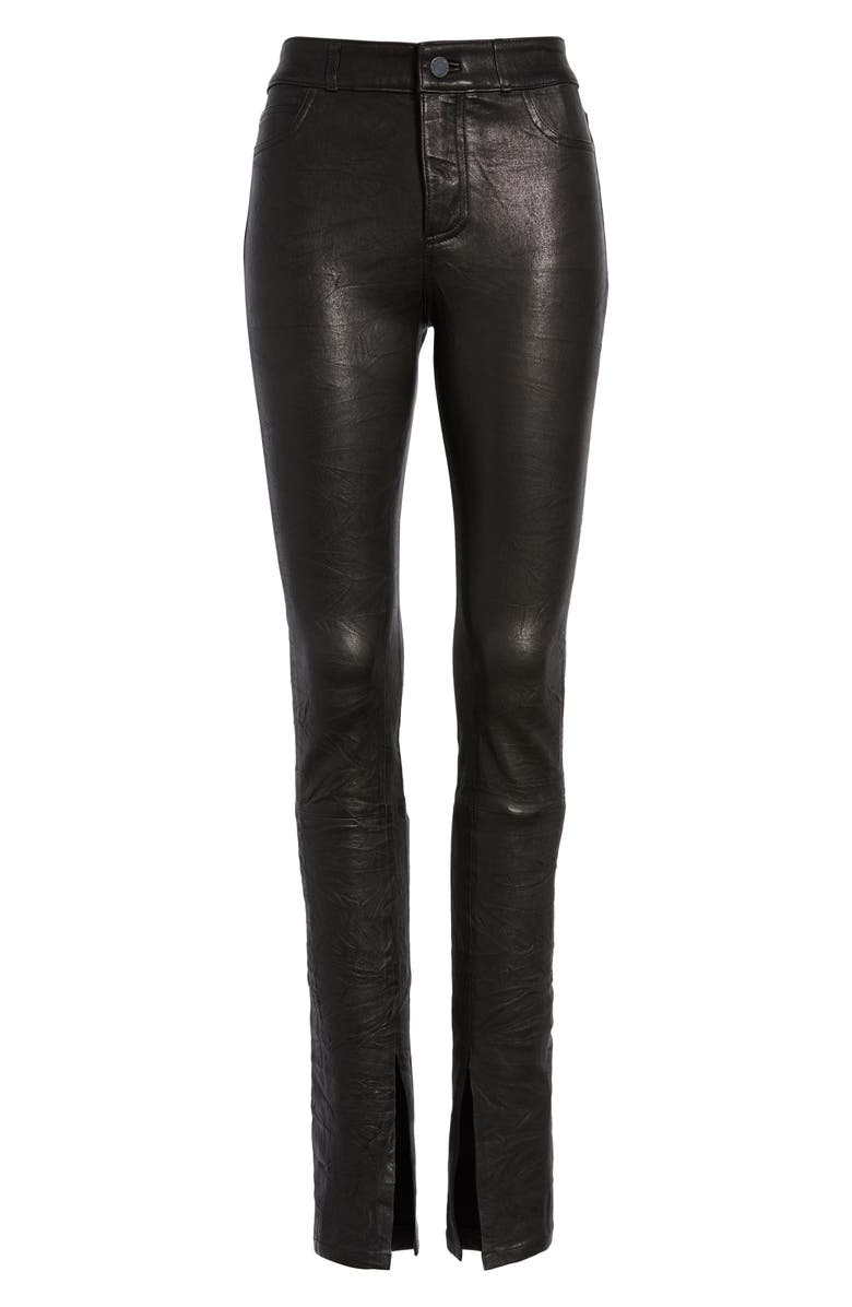 PAIGE Constance Leather Skinny Pants | Nordstromrack