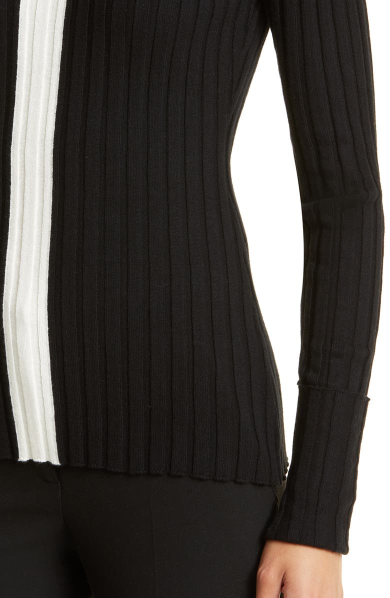 Capsule 121 The Centauri Colorblock Cotton & Cashmere Rib Sweater ...