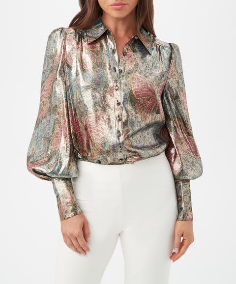 Women's Metallic Tops | Nordstrom