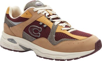COACH C301 Mixed Media Sneaker (Men) | Nordstrom