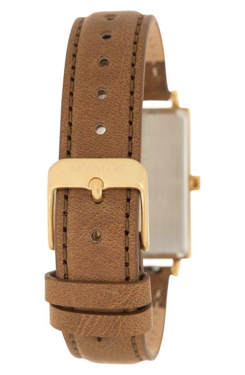 MVMT WATCHES Women's Heather 2-Hand Quartz Leather Strap Watch, 24mm ...