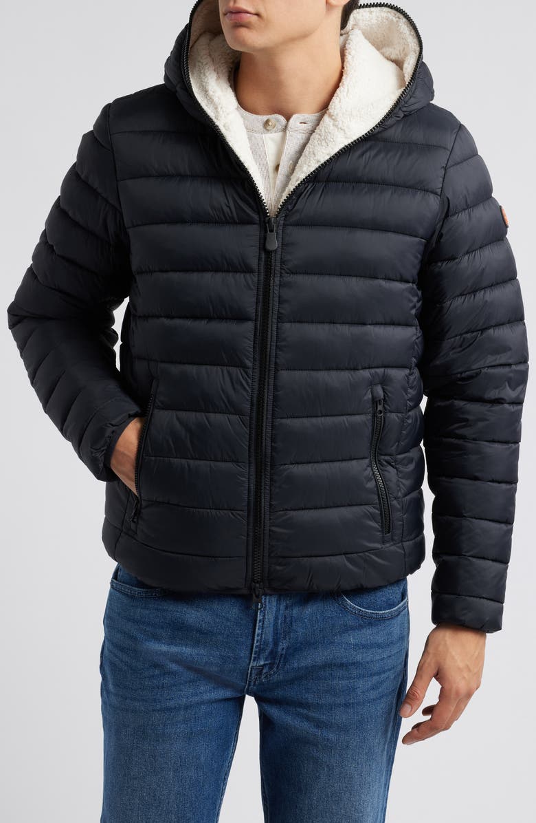 Save The Duck Morus Water Resistant Hooded Quilted Puffer Jacket ...