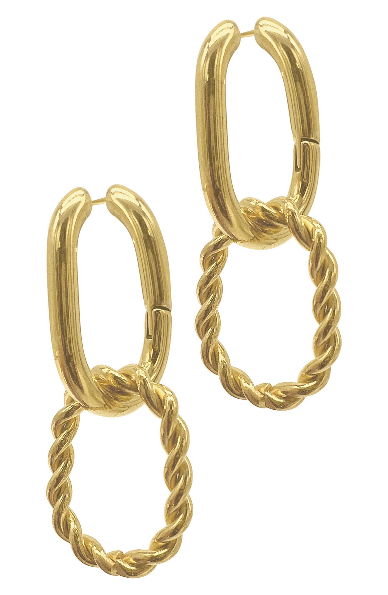 Adornia Water Resistant Cable Link Drop Earrings | Nordstromrack
