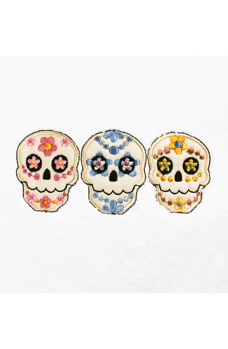 Linum Home Textiles Skulls Embroidered Luxury 100% Turkish Cotton Hand ...