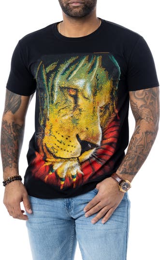 XRAY Lion Graphic Rhinestone T-Shirt | Nordstromrack