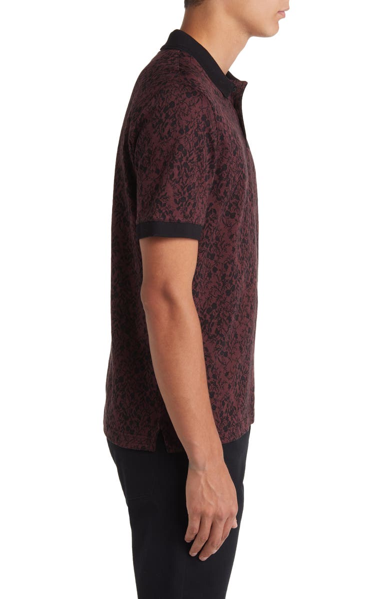 Ted Baker London Ealis Regular Fit Floral Jacquard Polo | Nordstrom