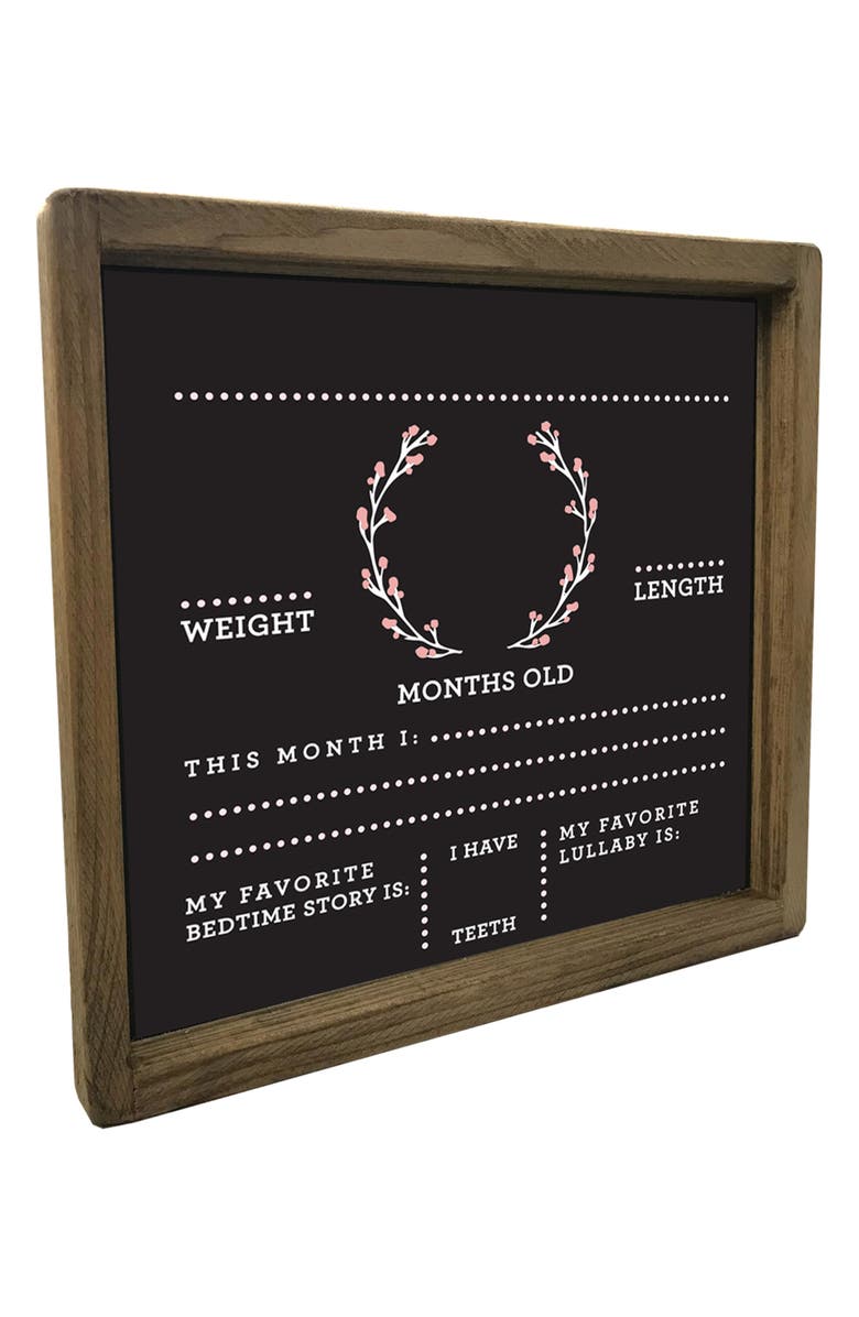 Rustic Marlin Laurel Shadow Box Milestone Chalkboard | Nordstrom
