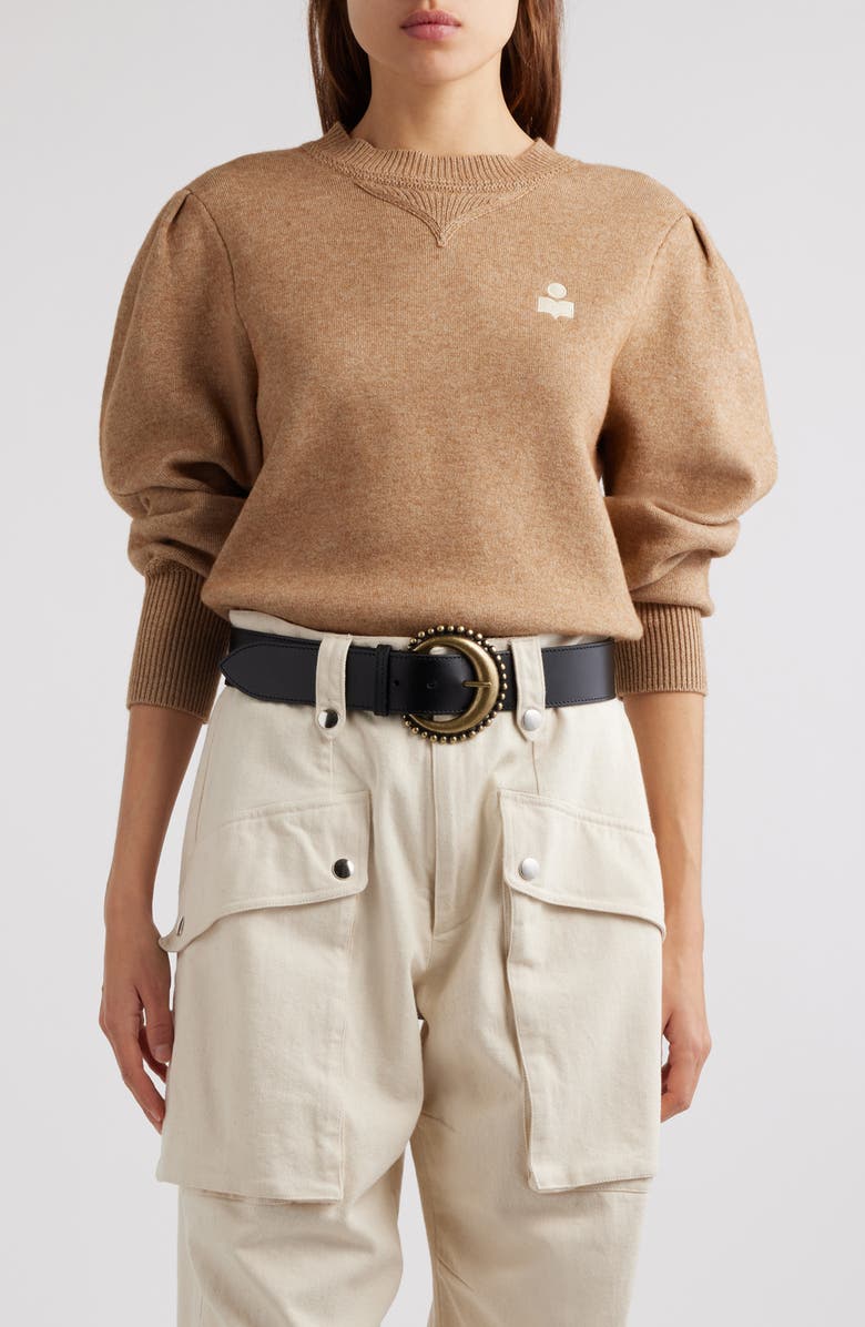 Isabel Marant Étoile Kelaya Balloon Sleeve Sweater | Nordstrom