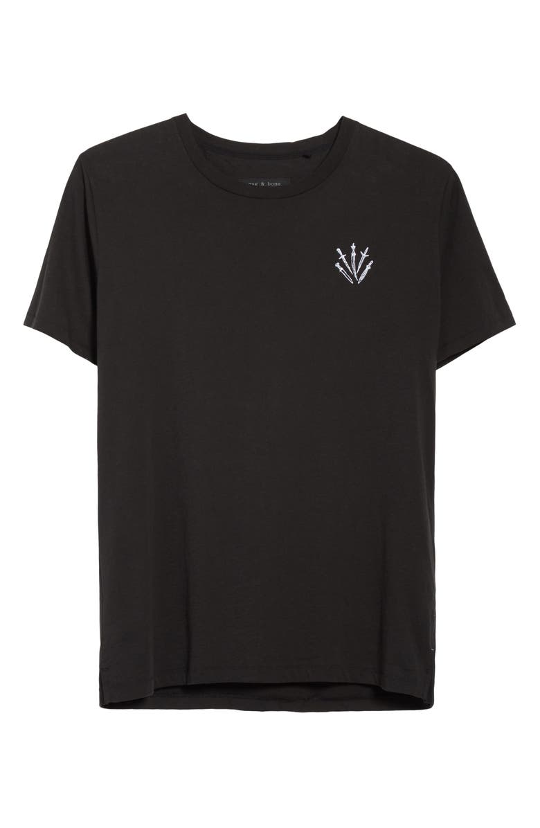 rag & bone Dagger Embroidered T-Shirt | Nordstromrack