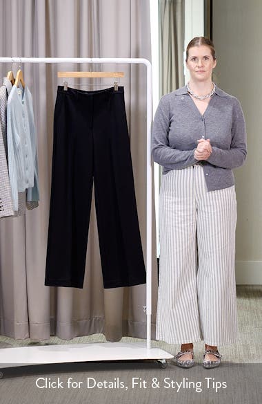 Elie Tahari The Saddy Inverted Pleat Wide Leg Pants | Nordstrom