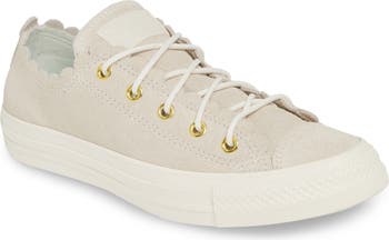 Converse Chuck Taylor® All Star® Scallop Low Top Leather Sneaker (Women ...