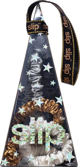 slip Medusa Nights Pure Silk Skinny Scrunchie Set | Nordstromrack