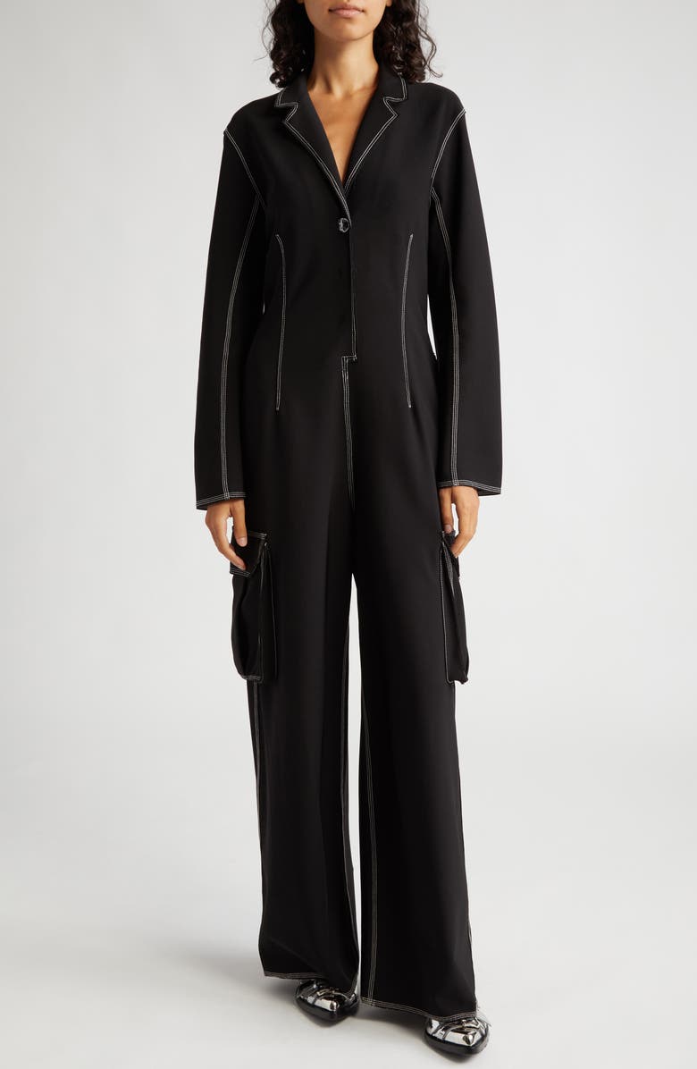 Stine Goya Emani Long Sleeve Wide Leg Jumpsuit | Nordstromrack