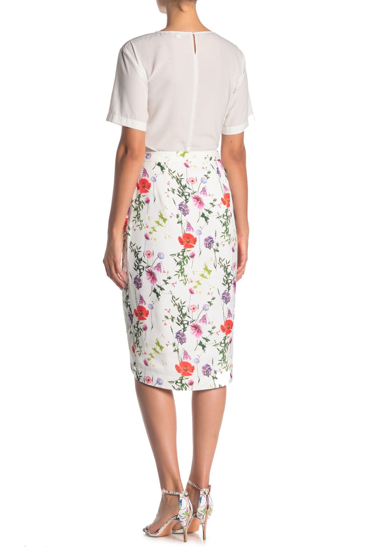 Ted Baker London Hedgerow Wrap Midi Skirt | Nordstromrack