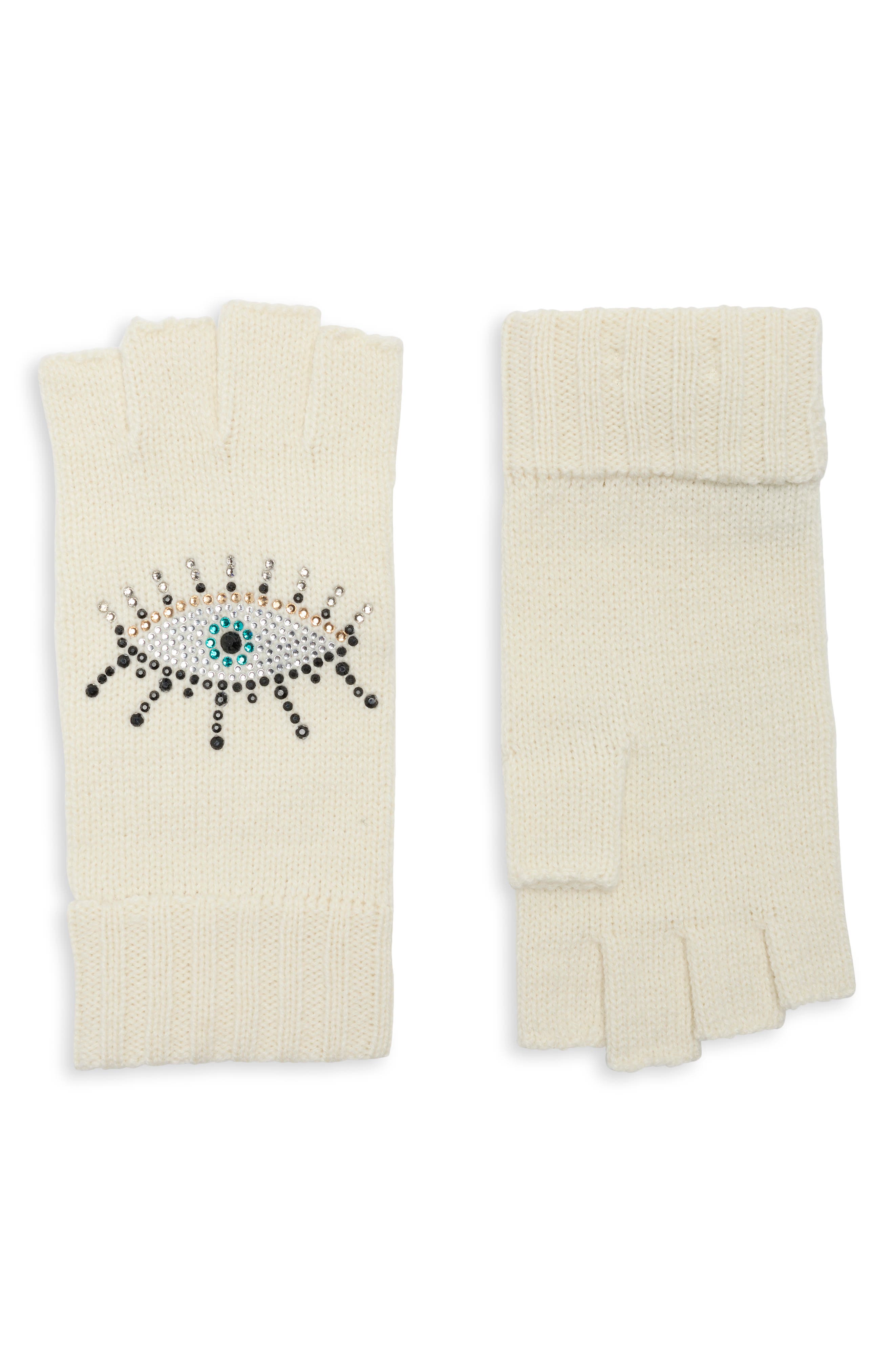 Kurt Geiger London Evil Eye Fingerless Gloves | Nordstromrack