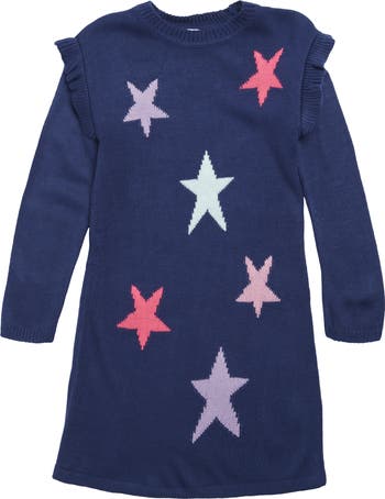 Design History Kids' Star Graphic Sweater Dress | Nordstromrack