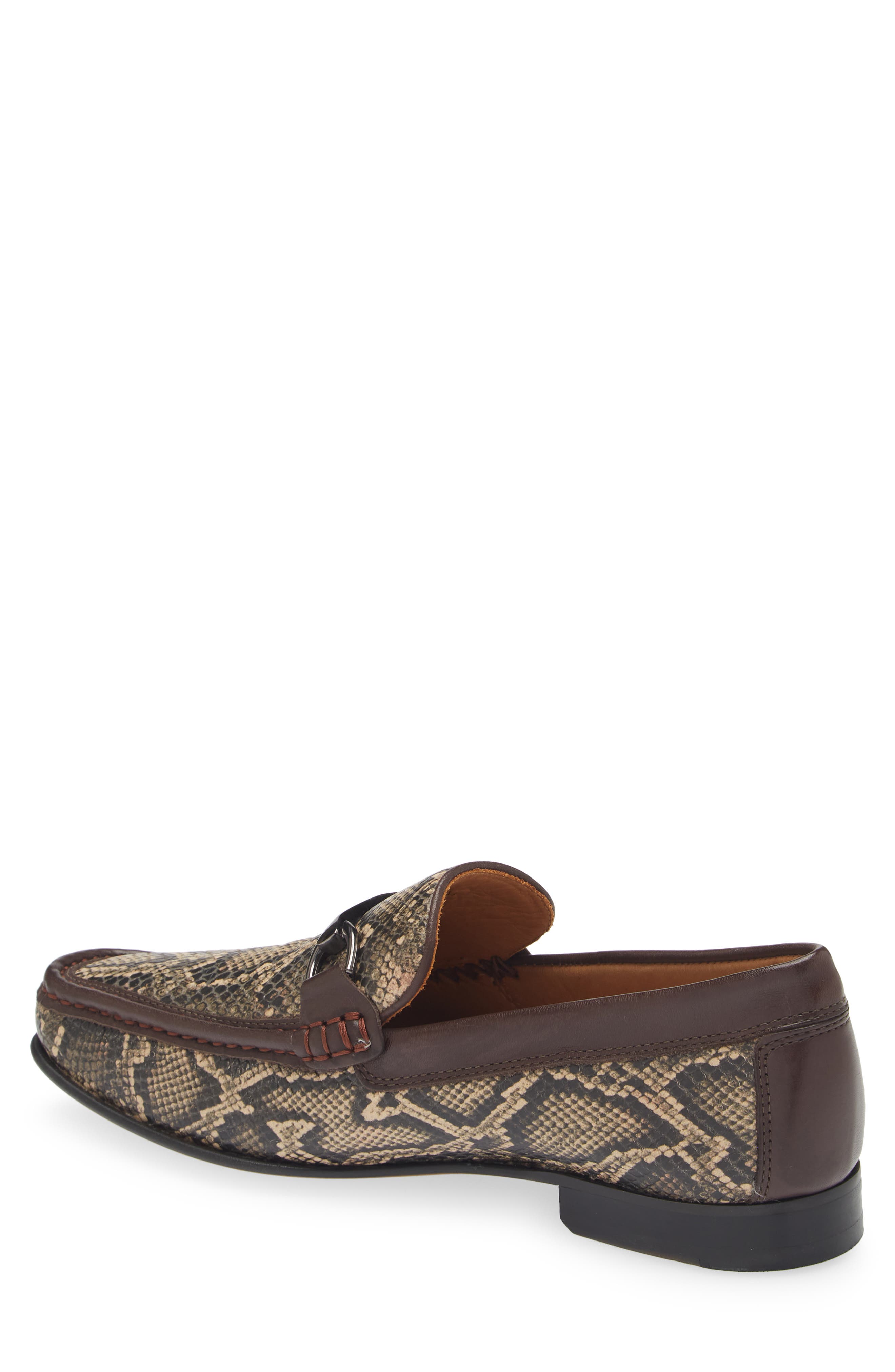 Donald Pliner Snake Embossed Bit Loafer (Men) | Nordstromrack