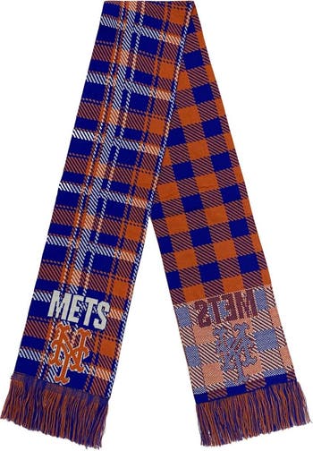 FOCO New York Mets Plaid Color Block Scarf | Nordstrom