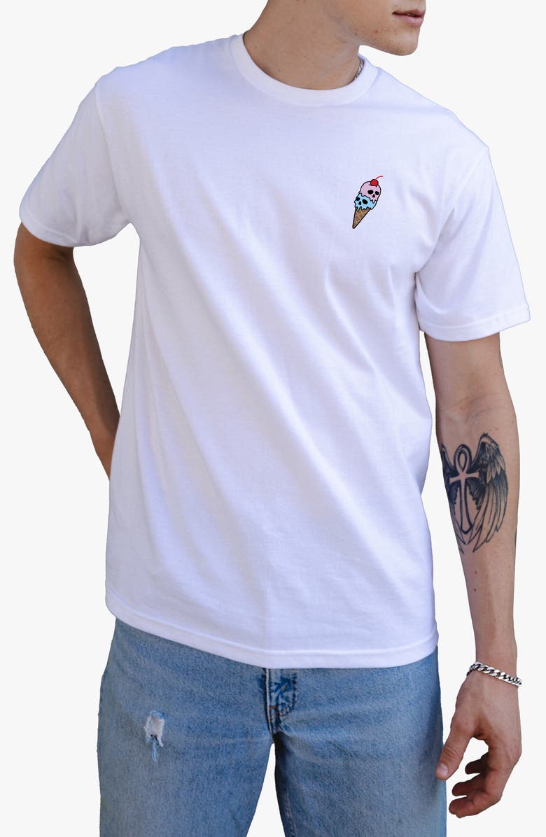 RIOT SOCIETY Ice Cream Skull Graphic T-Shirt | Nordstromrack