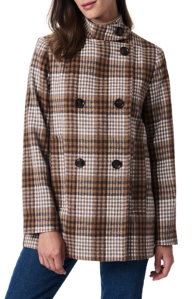 Bernardo Plaid Swing Coat | Nordstromrack