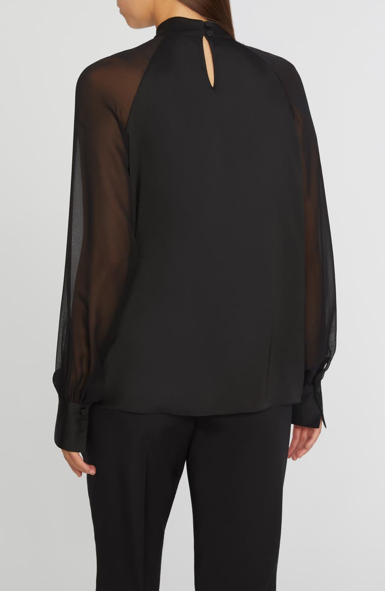 Elie Tahari The Valentine Stretch Silk Shirt | Nordstromrack