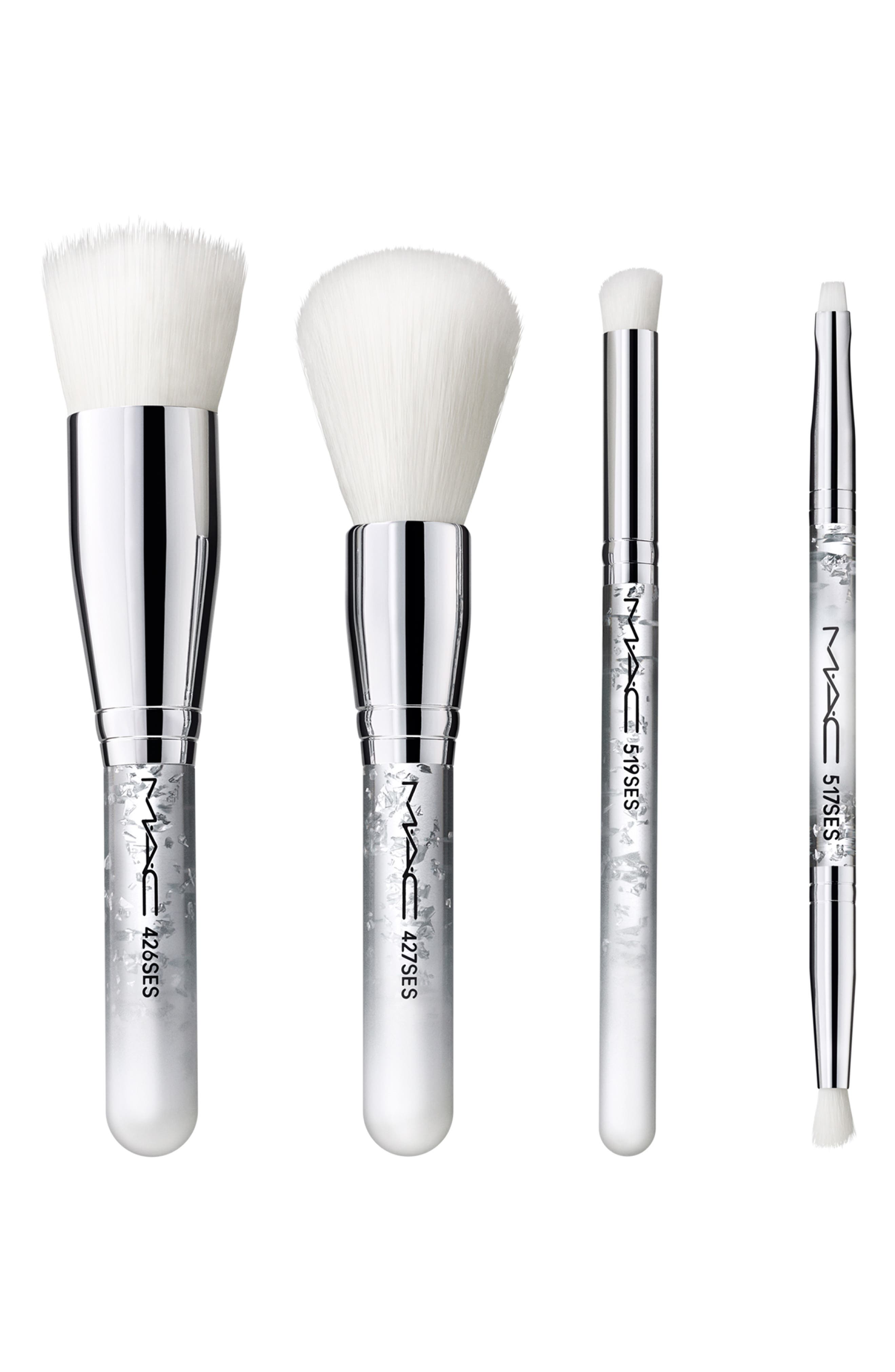 MAC Cosmetics Brush of Snow Essential Mini Makeup Brush Set | Nordstrom
