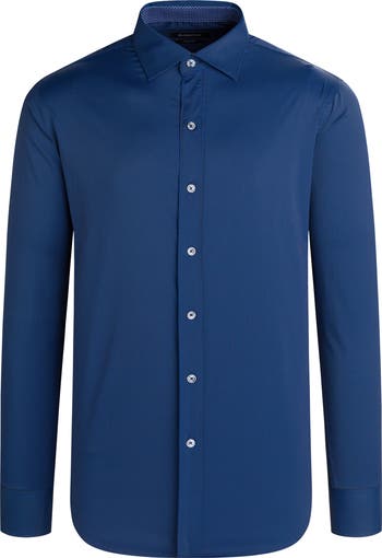 Bugatchi Shaped Fit Performance Button-Up Shirt | Nordstromrack