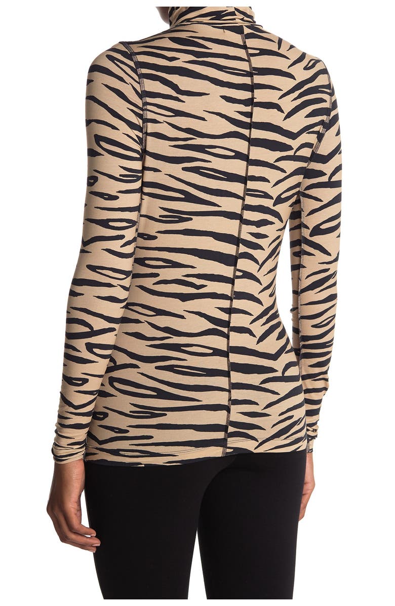 Ganni Roll Neck Jersey Stretch Top | Nordstromrack