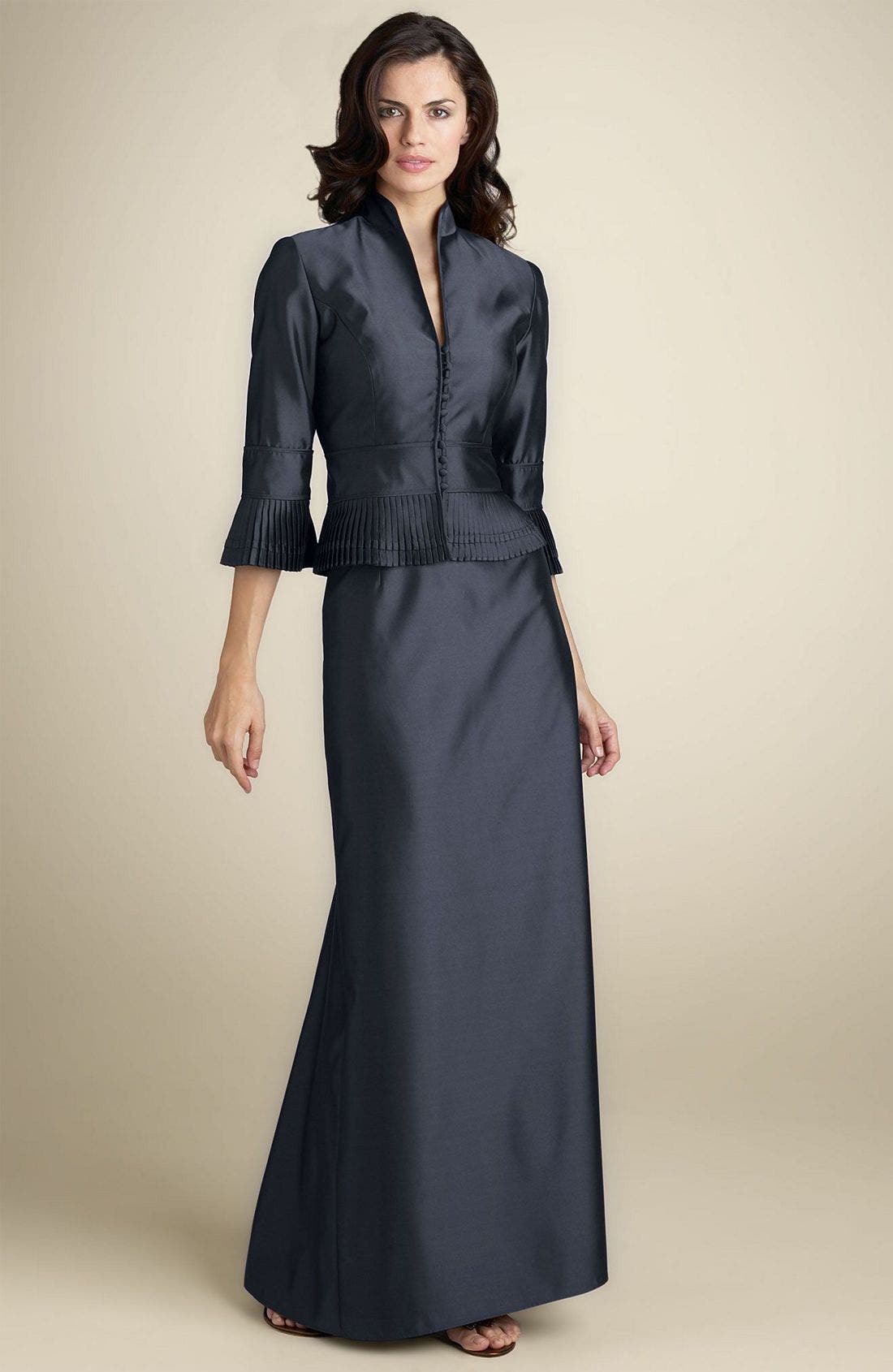 JS Collections Pleated Jacket & Skirt | Nordstrom