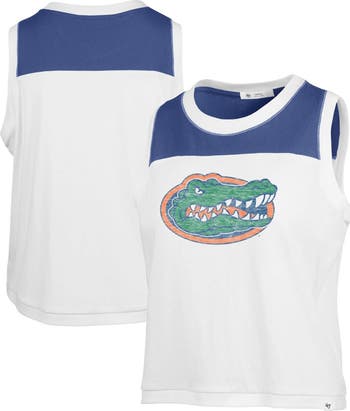 '47 Women's '47 White Florida Gators Premier Zoey Waist Length Tank Top ...