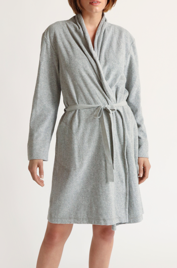 skin FRENCH TERRY ROBE WITH BELT | Nordstrom