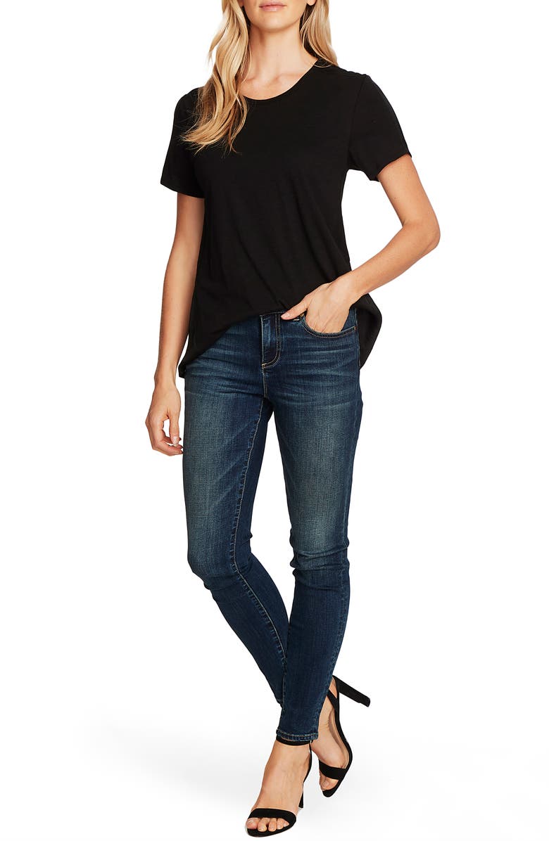 Vince Camuto Mixed Media Top | Nordstromrack