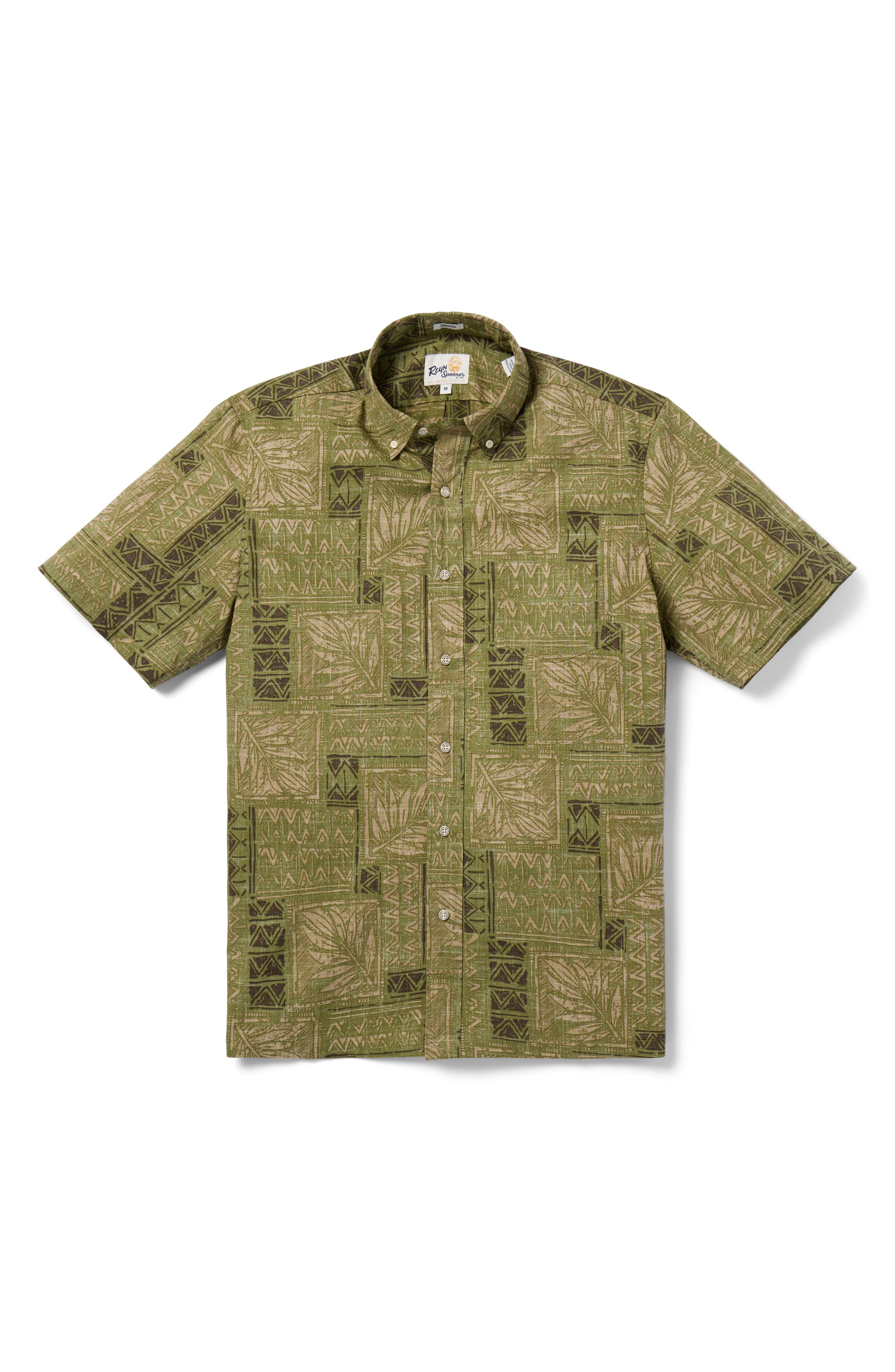 Reyn Spooner Dusty Fronds Classic Fit Short Sleeve Button-Down Shirt ...