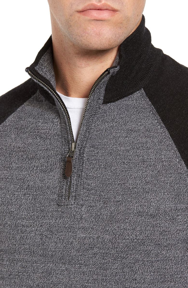 Tailor Vintage Raglan Quarter Zip Sweater | Nordstrom