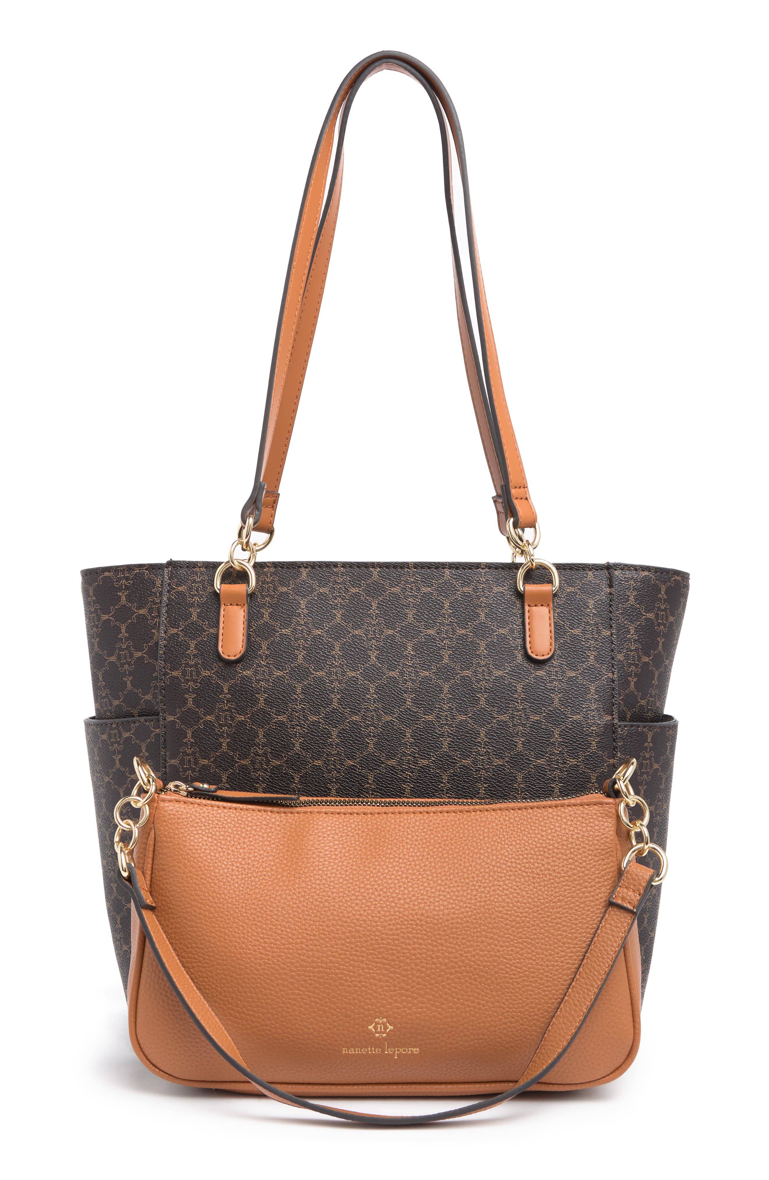 Nanette Lepore Logo Tote & Baguette Set | Nordstromrack