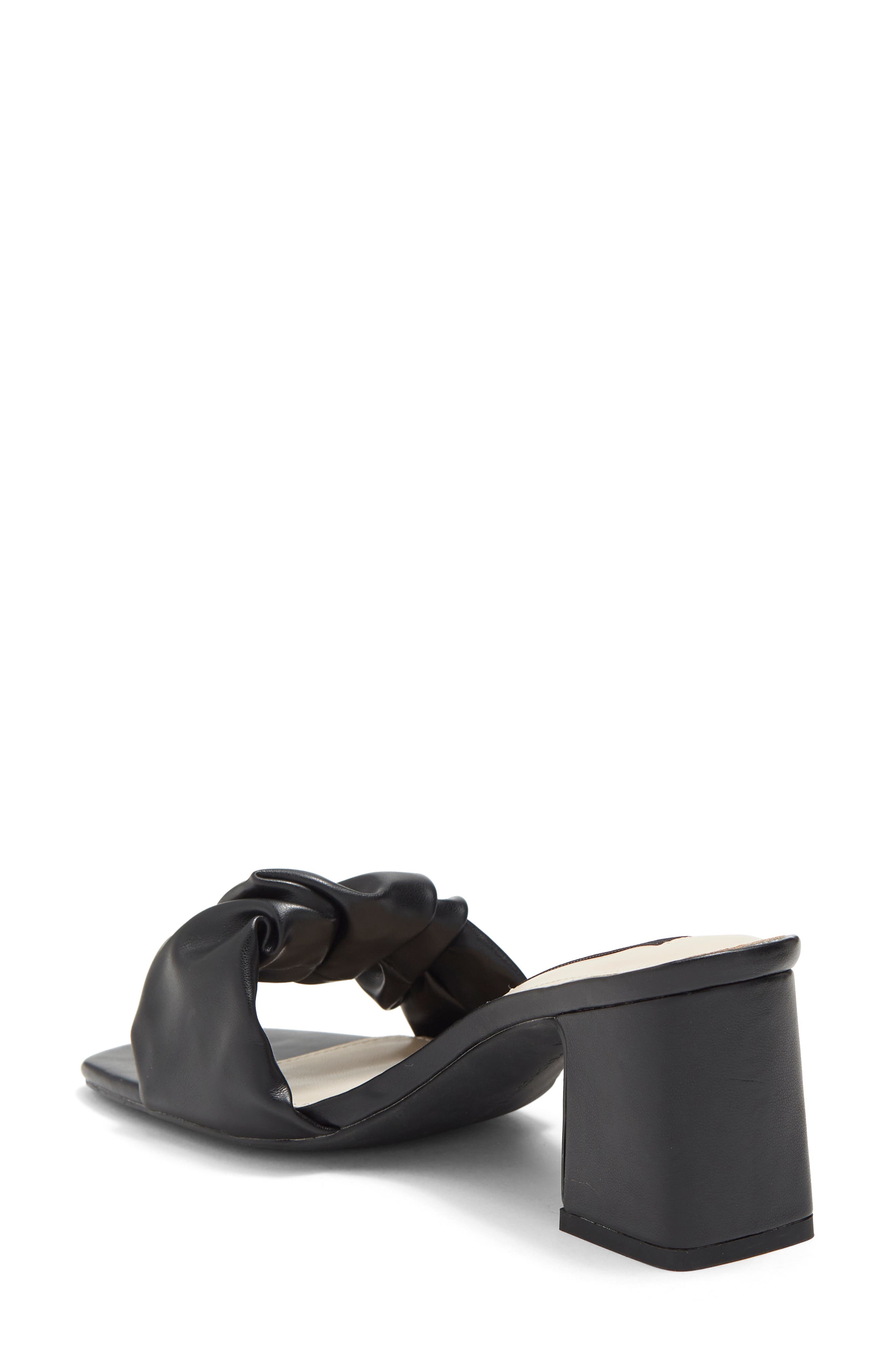 French Connection Challenge Block Heel Slide Sandal (Women) | Nordstromrack
